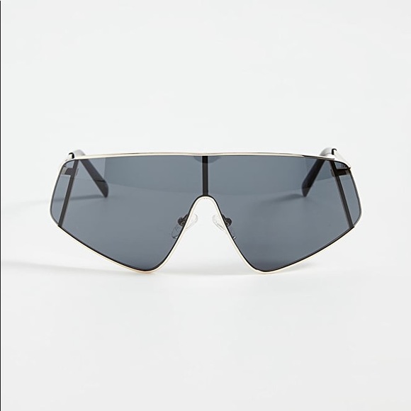 Le Specs | Accessories | Le Specs Blade Stunner White Frame Sunglasses ...